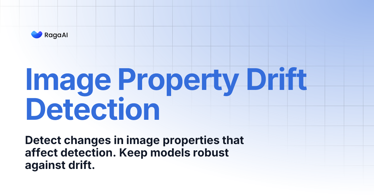 Image Property Drift Detection | RagaAI