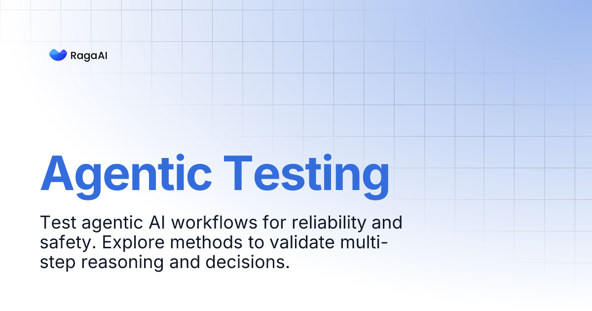 Agentic Testing | RagaAI